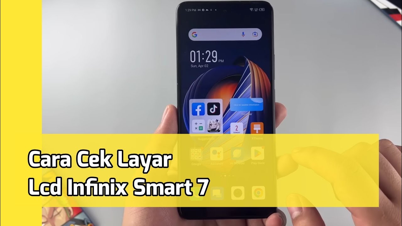 Cara Cek Layar Lcd Infinix Smart 7 - YouTube
