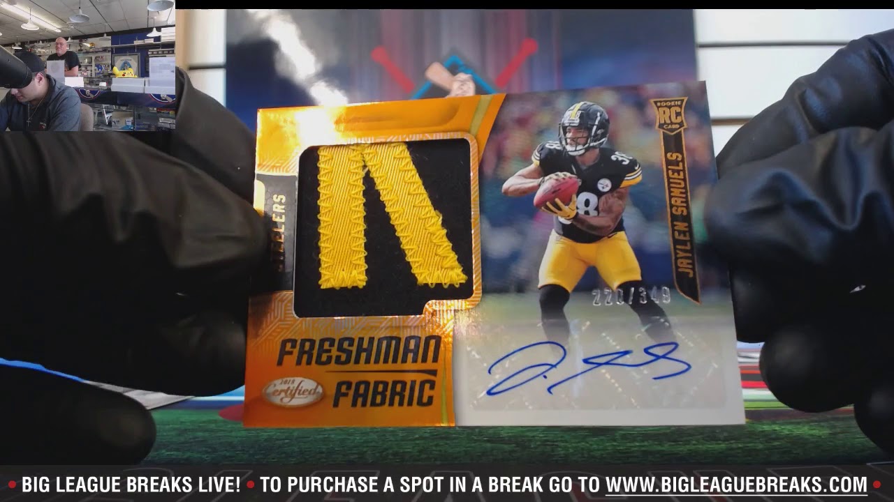 2018 certified football 3 box division group break - YouTube