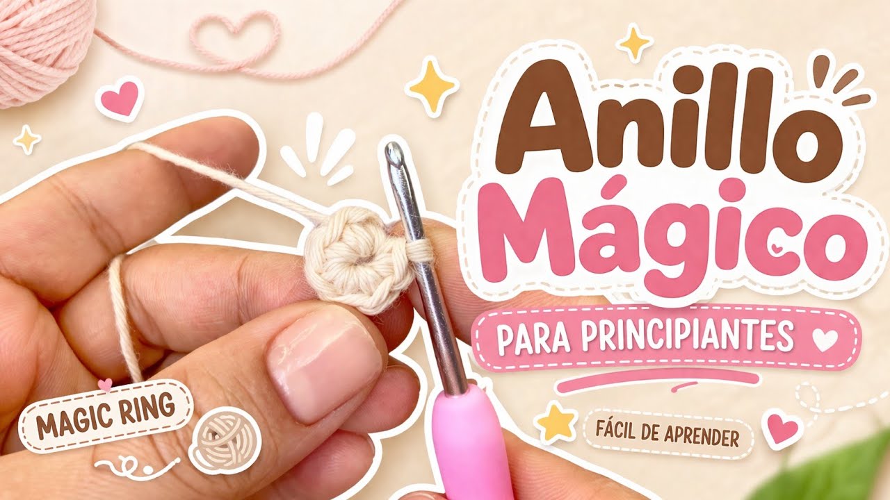 Anillo Mágico 🧶 Paso a Paso para Principiantes - YouTube