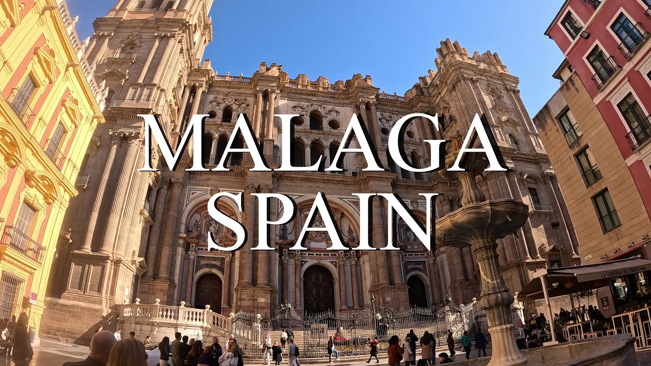 Exploring Sunny Winter Days in Malaga, Spain 4K City Walk PART 2 # ...