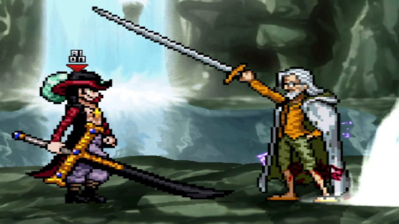 Mihawk VS Silver Reyleigh - YouTube