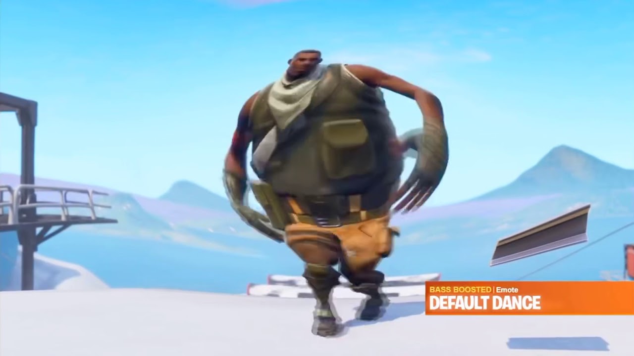 Bass boosted fortnite dances! - YouTube