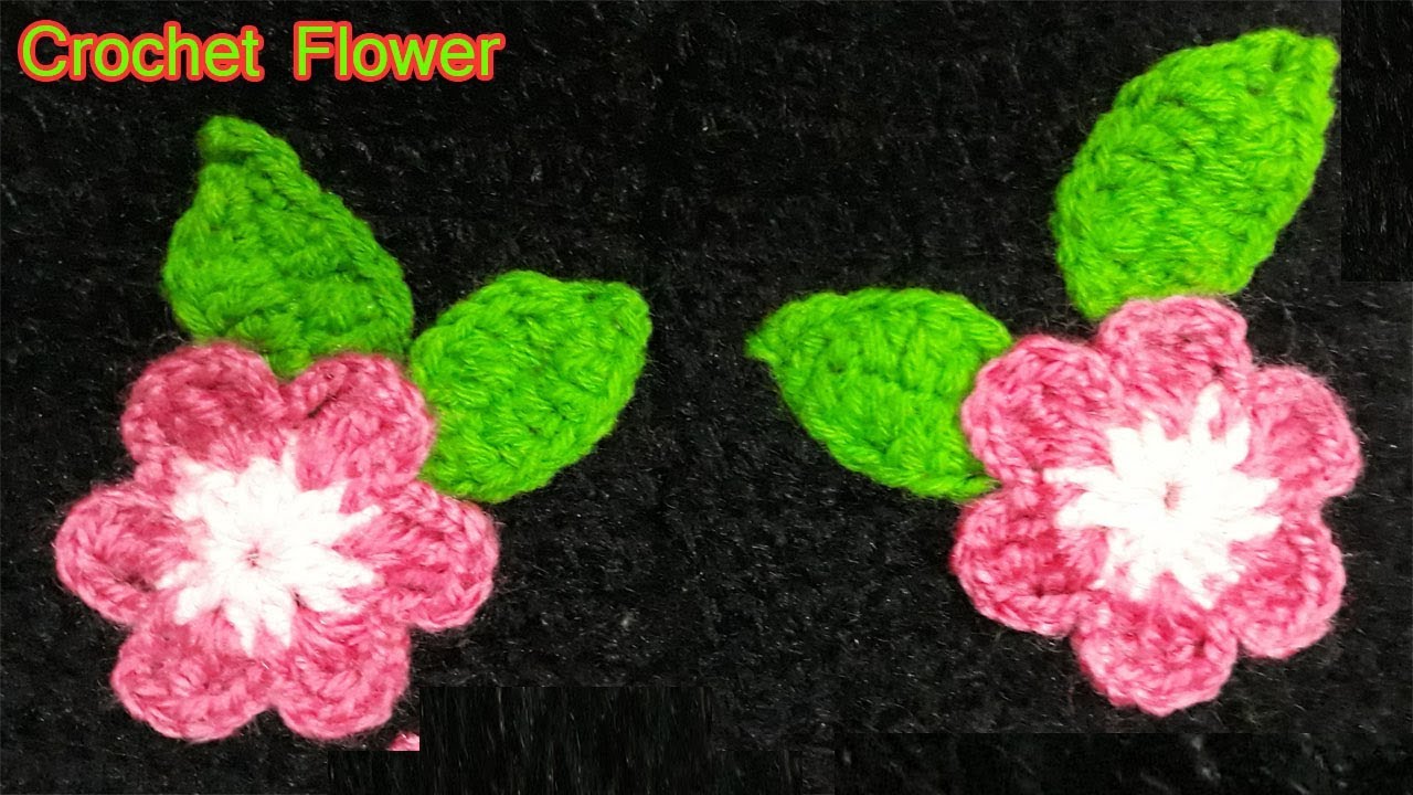Crochet Flower Tutorial/How To Crochet Flower/Handwork/Disha Handwork ...