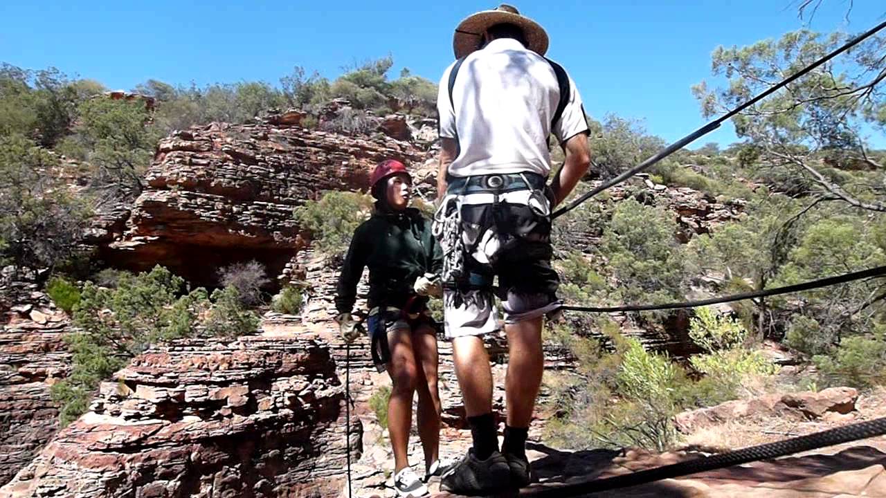 funny abseiling - YouTube