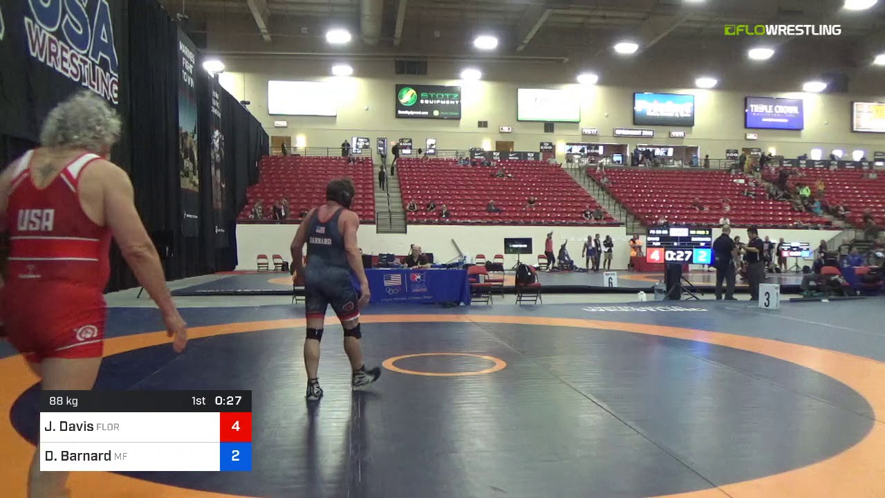 2018 Marine Corps US Open/Masters E Freestyle 88 RR Rnd 3 - Jeff Davis ...