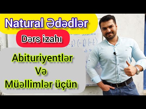 Natural ədədlər asan dərs izahı #riyaziyyat#dim#naturalededler