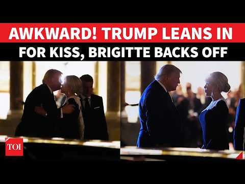 ON CAM: Trump Goes In For A Kiss, Brigitte Pulls Away As Macron Watches | HIGH DRAMA At G7
