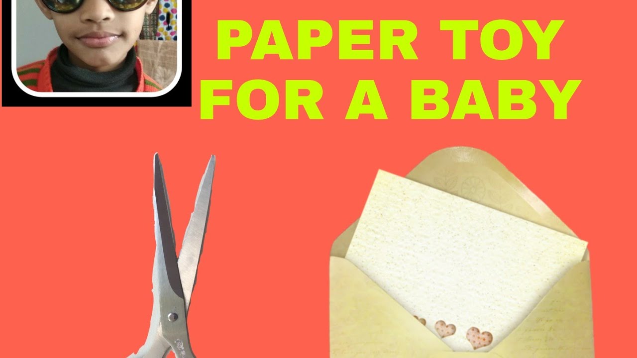 Paper Art | Kagaj ka khilona | Made by a little girl | FALAK - YouTube