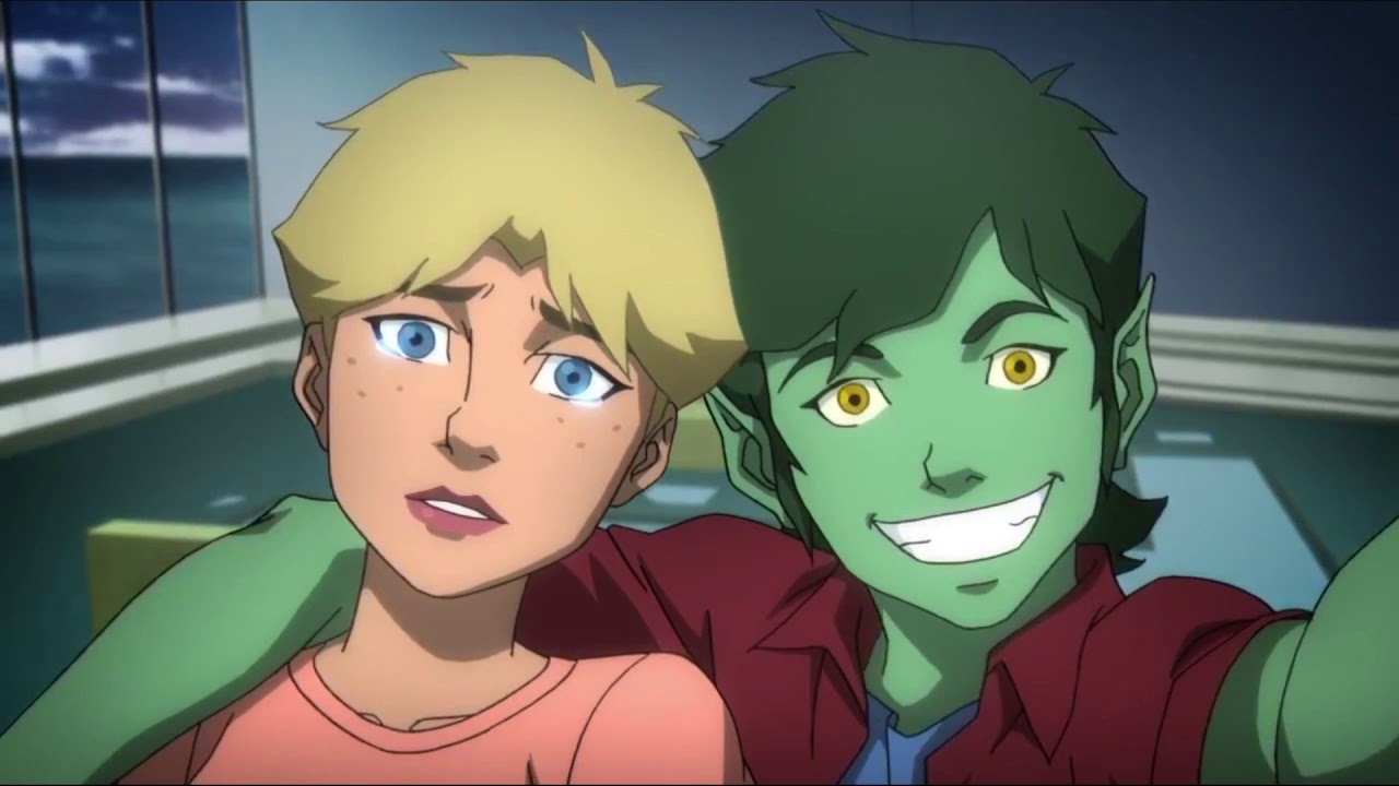 Young Justice Beast Boy Transformations