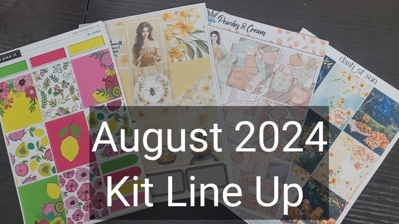 August 2024 Kit Line Up - YouTube