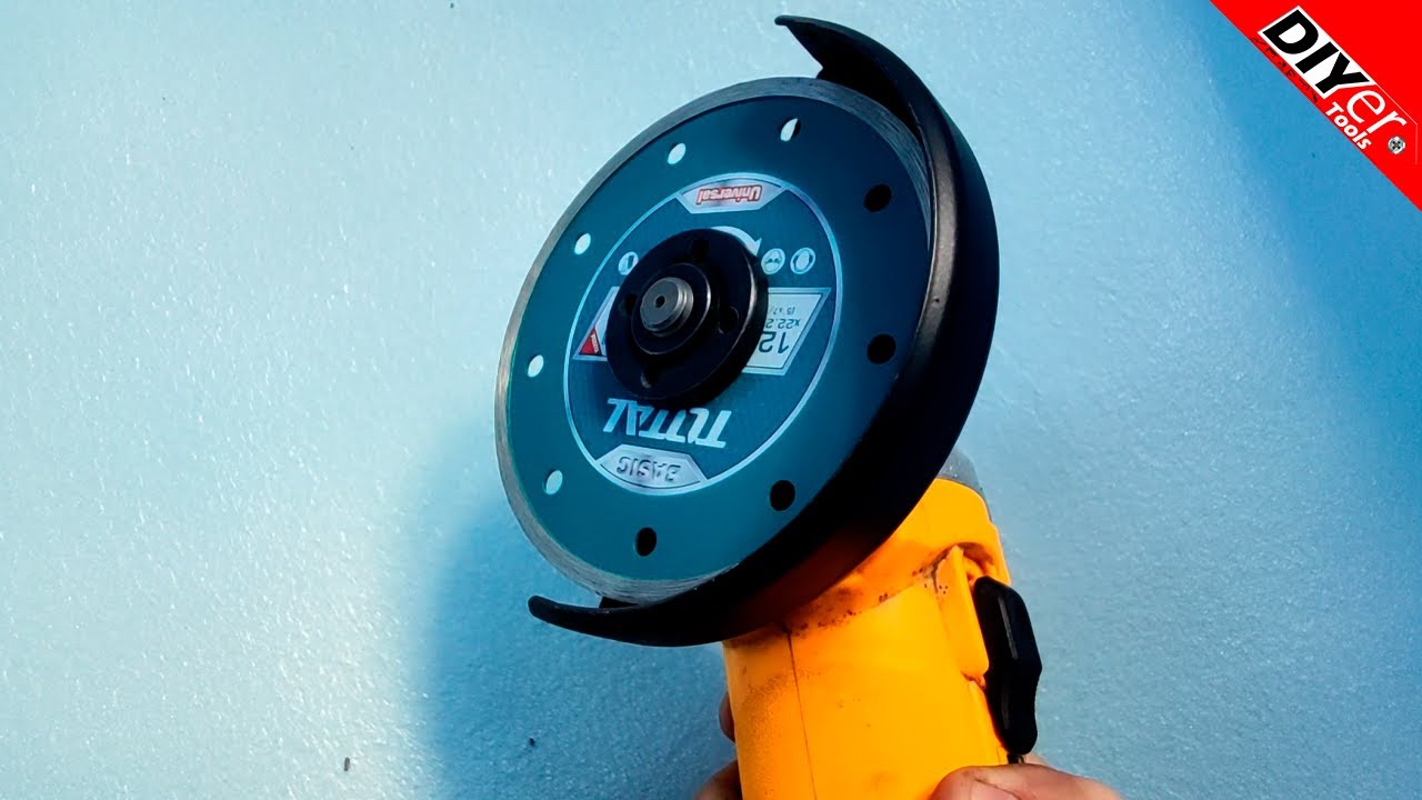 TOTAL TAC2121253 Wet Diamond Disc 125mm @diyertools - YouTube