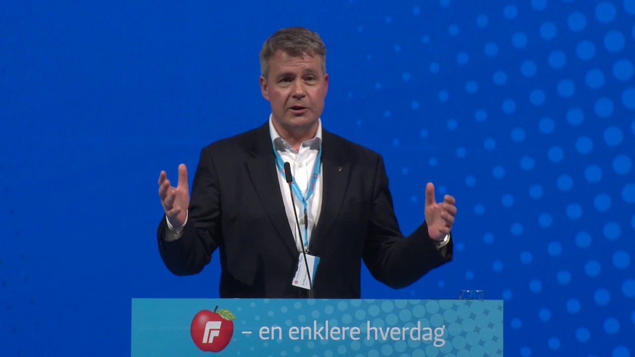 Per Willy Amundsen tale fredag FRP´s Landsmøte 2017 - YouTube
