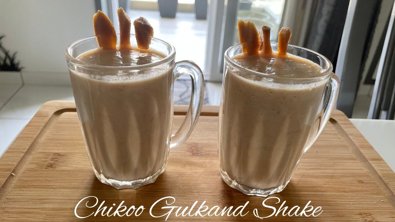 Chikoo Gulkand Shake | No Added Sugar | Summer Drink | Milkshake | 2 ...