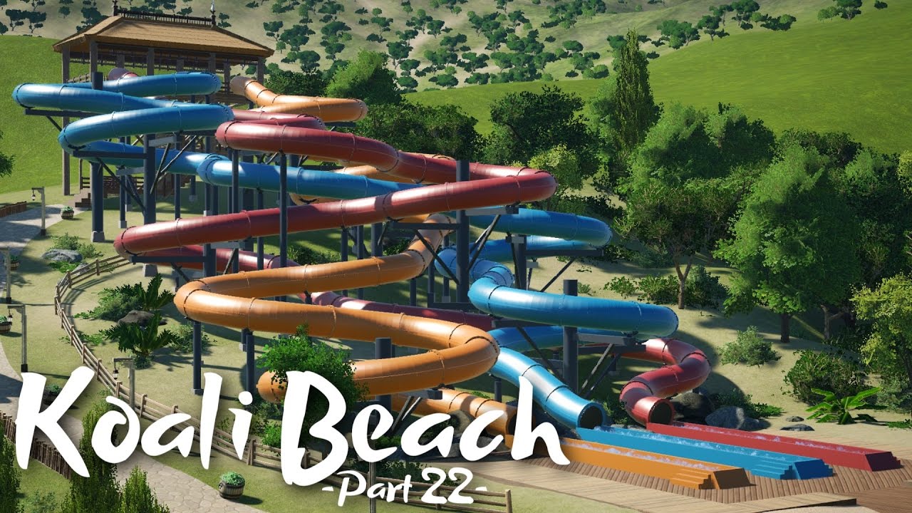 Planet Coaster - Koali Beach (Part 22) - Water slides! (ft ...