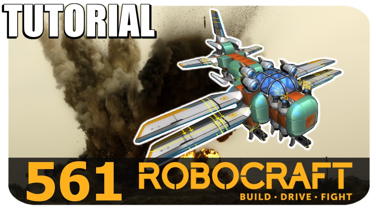 Robocraft Tutorial Tier 4 Plasma Bomber - Introduction to Flying - YouTube