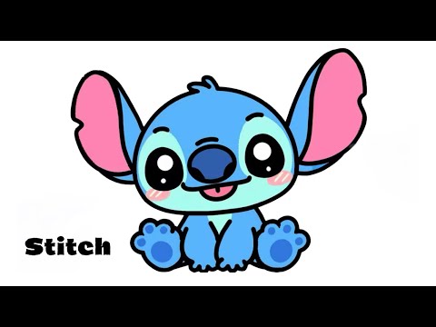 Stitch Nasıl Çizilir,Adım Adım Kolay Stitch Çizimi
