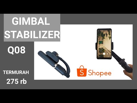 UNBOXING GIMBAL STABILIZER Q08 || Gimbal Tongsis Tripod Q08 #gimbal # ...