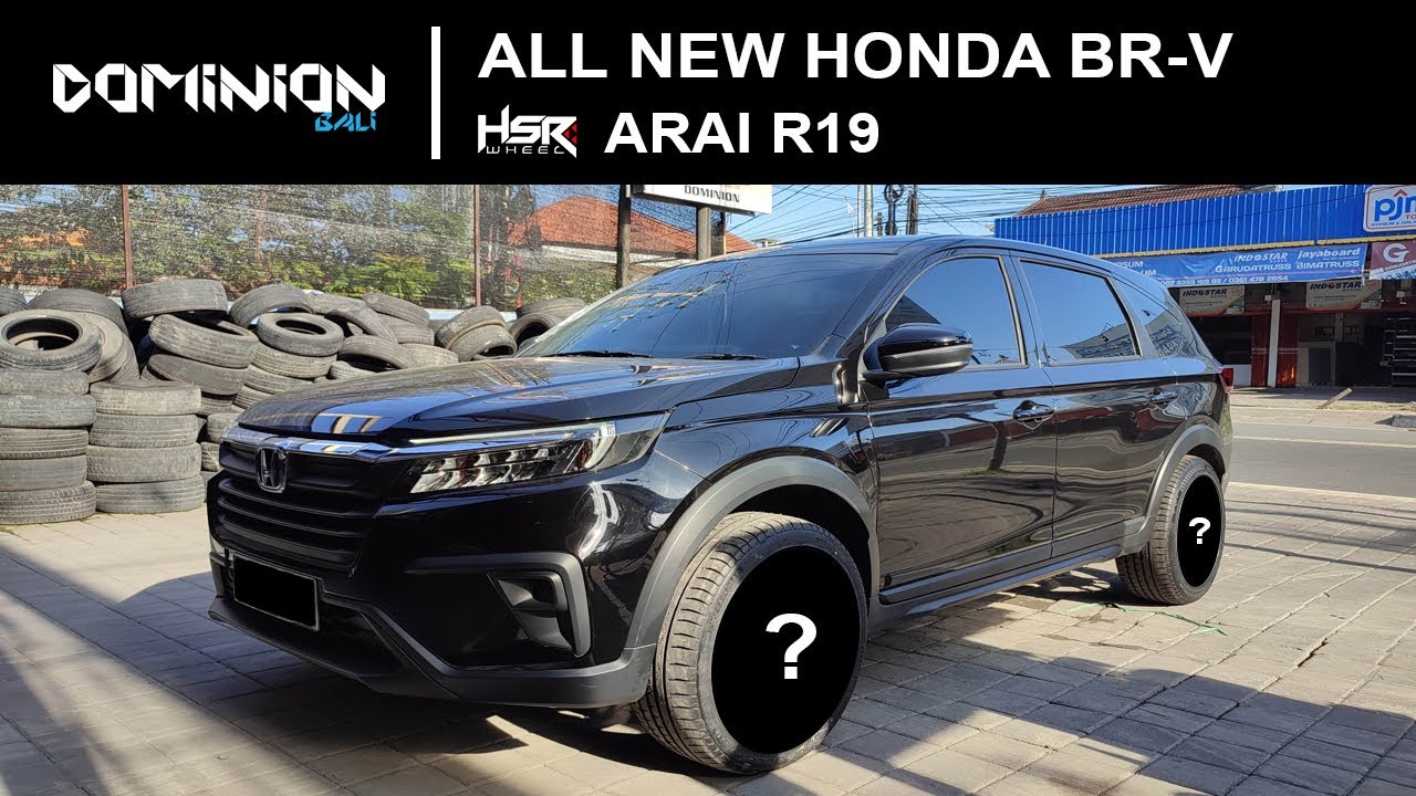 All New Honda BR-V using HSR Wheel ARAI Ring 19 - YouTube