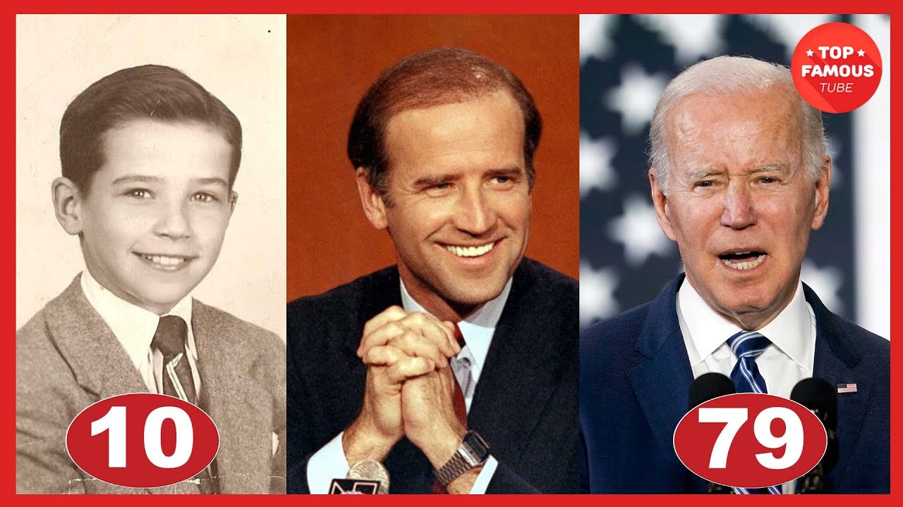 Joe Biden Transformation ⭐ From 7 to 81 Years Old - YouTube