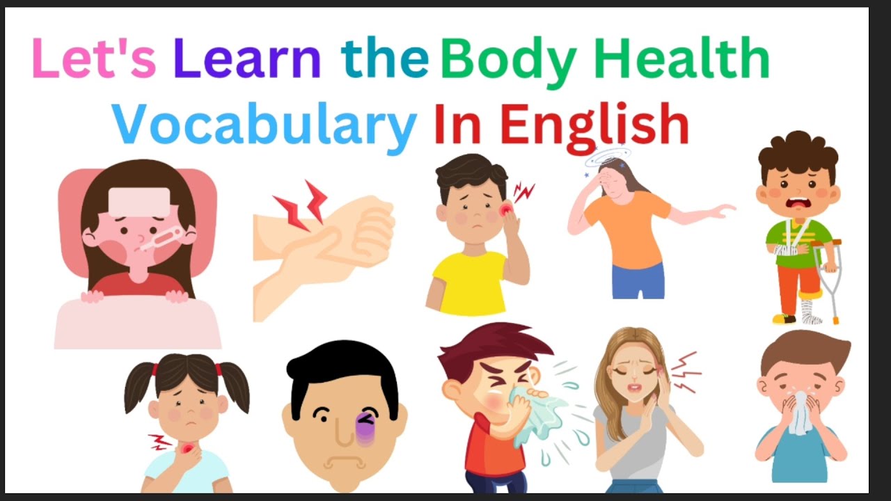Body health problems vocabulary||| learning channel for kids - YouTube