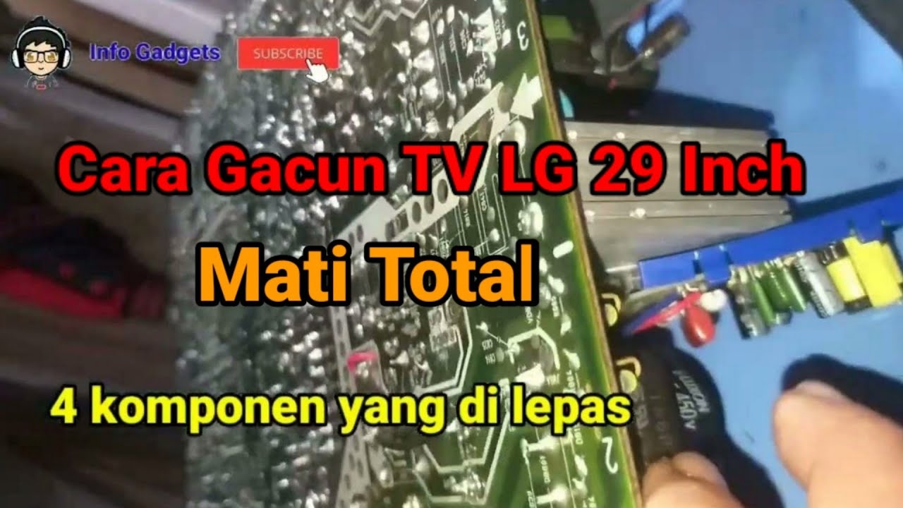 Cara Pasang Gacun Yang Benar | TV LG 29 Inch Mati - YouTube