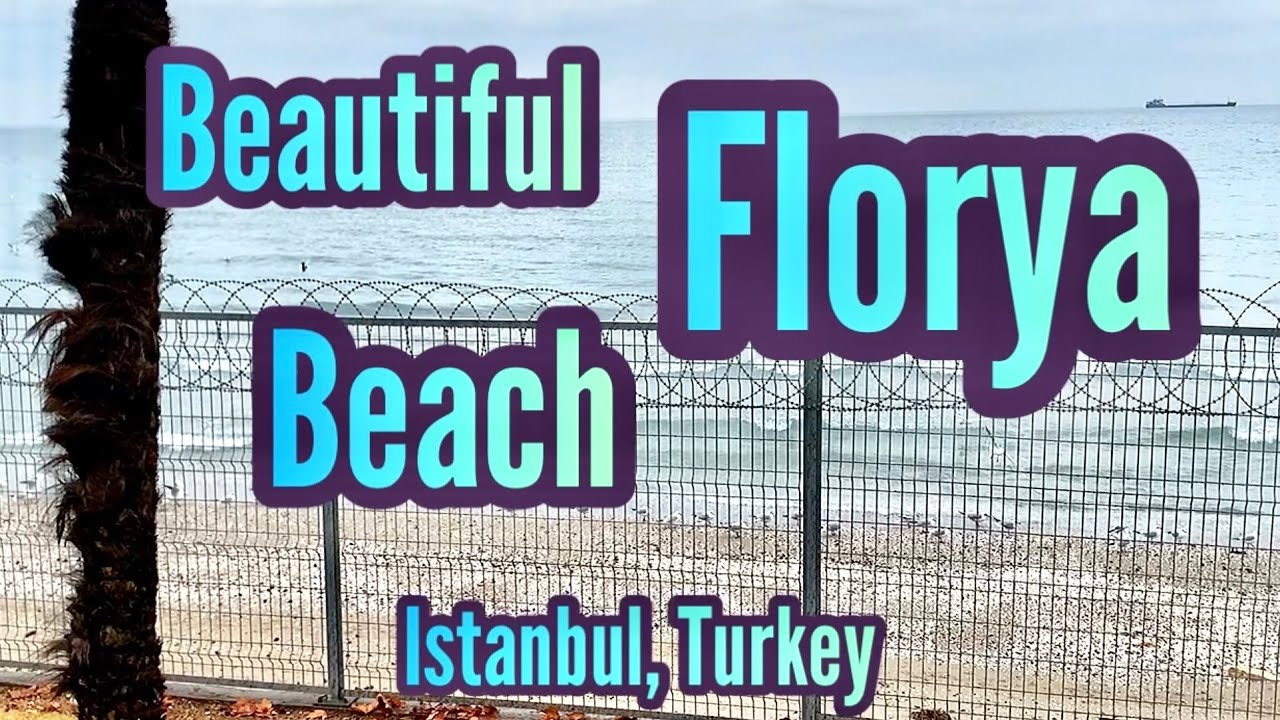 Beautiful Florya Beach, Istanbul, Turkey. December 2021. - YouTube