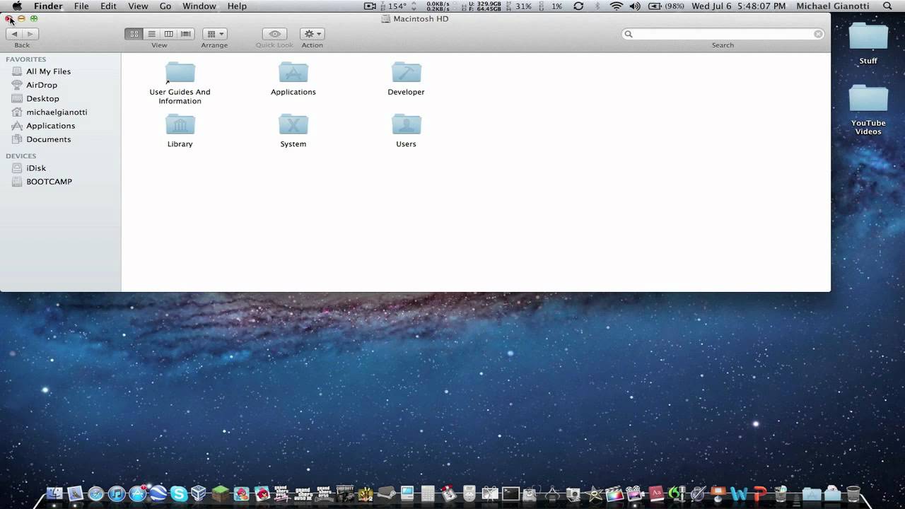 Mac OS X 10.7 Lion Overview - YouTube