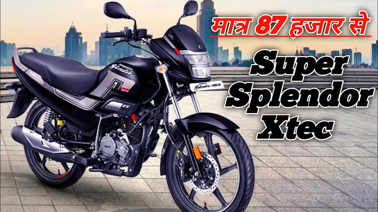 New 2023 Hero Super Splendor Xtec 125 Red Color Review | Price ...