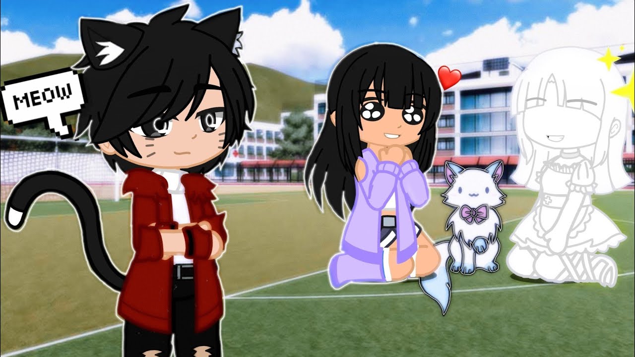 I love cats 😺 ️ // Aphmau x Aaron // Meme // Gacha Club - YouTube