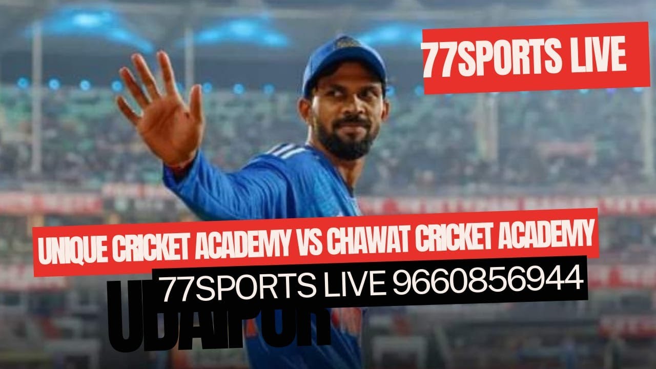 Unique Cricket Academy vs Chawat Cricket Academy Under 14 II77 SPORTS LIVE II - YouTube