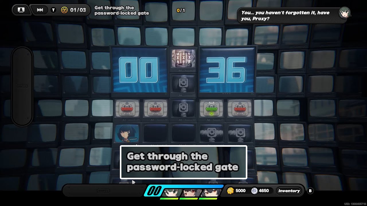 Get through the password locked gate | Save Bangboo Teddy Zenless Zone ...