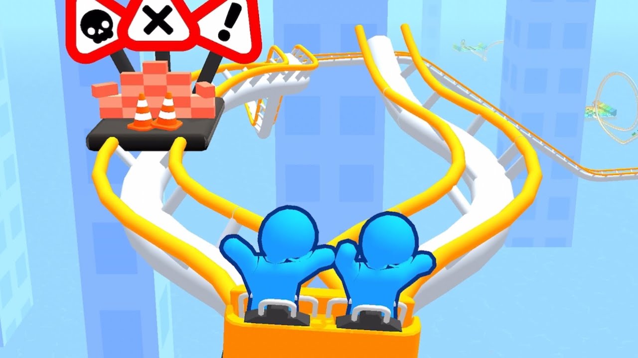 Runner Coaster - All Levels Gameplay (Level 1-4) - YouTube