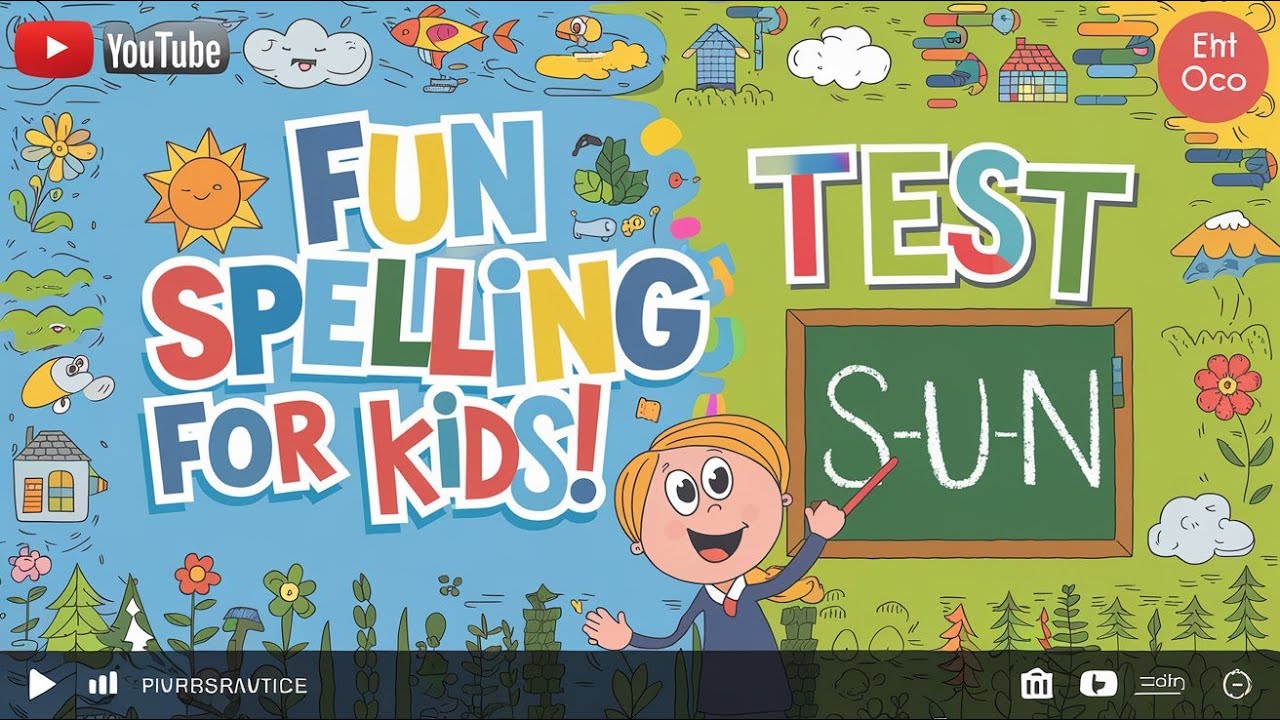 Learn How to Spell Basic Words | Spelling Lessons for Beginners | Fun ...
