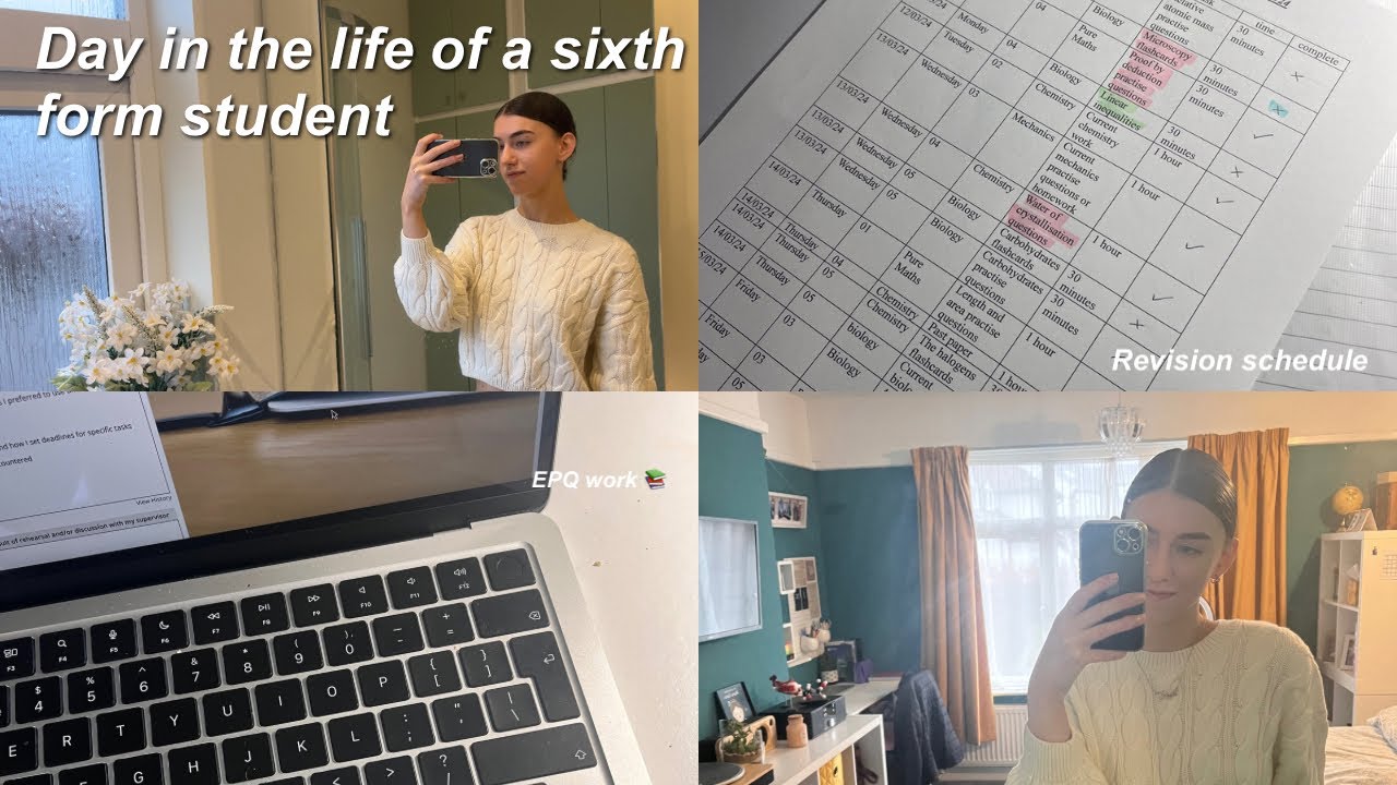 Sixth form diaries 🎧 Morning routine, After school study routine ...