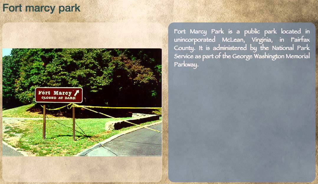 Fort Marcy Park - YouTube