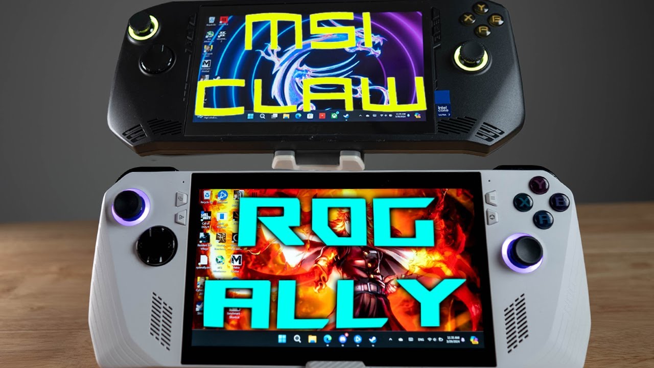 MSI Claw vs ASUS Rog Ally! Helldivers 2, Cyberpunk 2077, Modern warfare ...