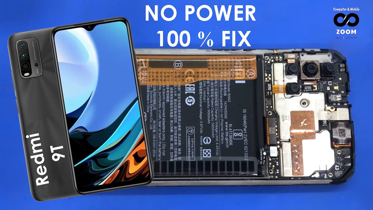 Redmi 9 no power ( how to repair ) - YouTube