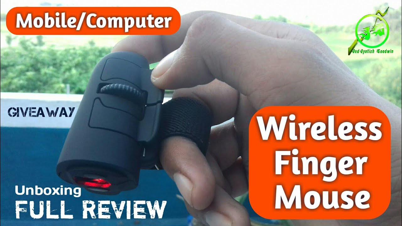 Wireless Finger Mouse for Mobile & Computer, Finger Mouse Full Review ...