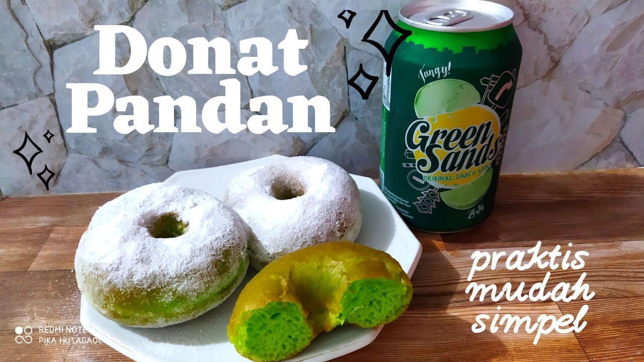CARA MUDAH MEMBUAT DONAT PANDAN YANG EMPUK HANYA SEKALI PROOFING - YouTube