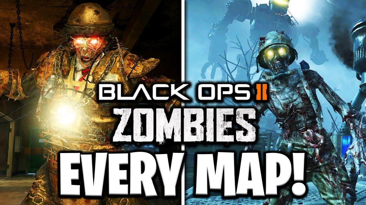 Playing Every Zombies Map Ever! (BLACK OPS 2: MOTD & ORIGINS) - YouTube