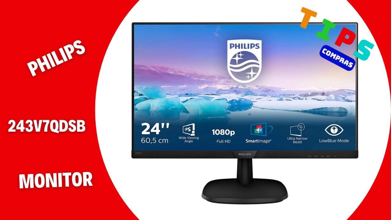 🖥️ Monitor Philips - 243V7QDSB/00 de 24" pulgadas👍 - YouTube
