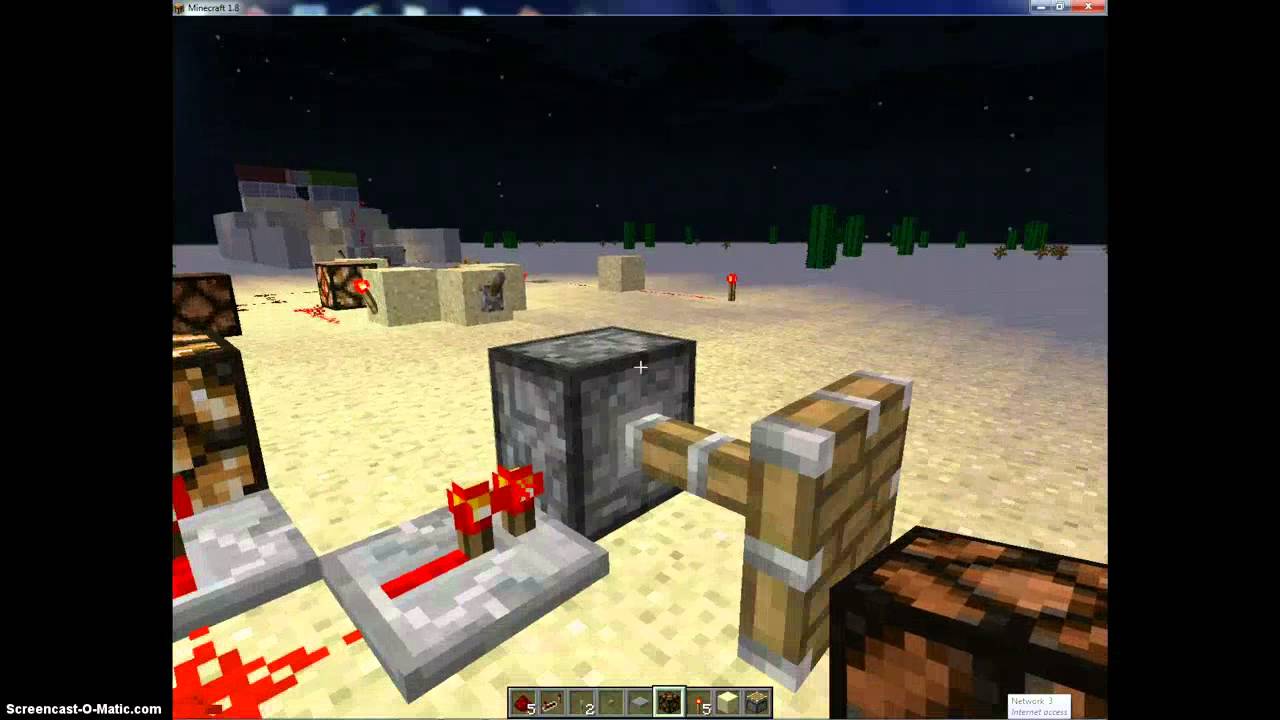the basics (redstone contraption) - YouTube