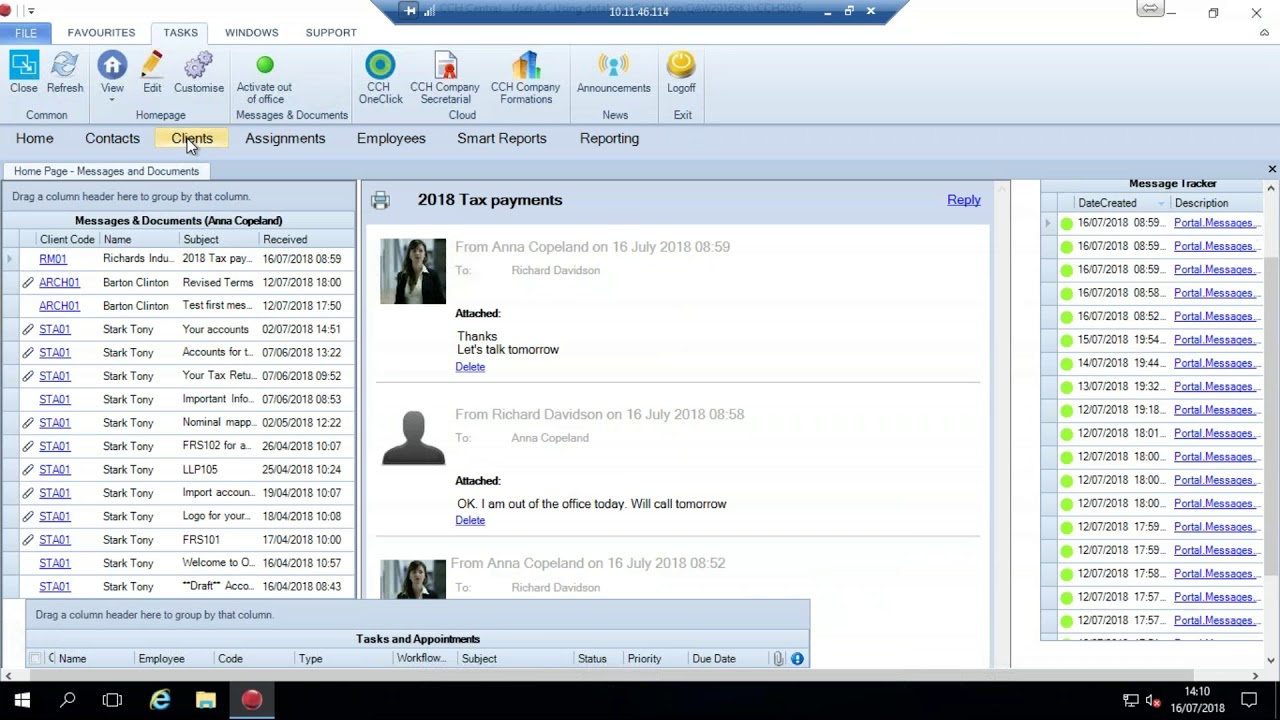 CCH OneClick live Q&A webinar - Going beyond Messages and Documents 16 ...