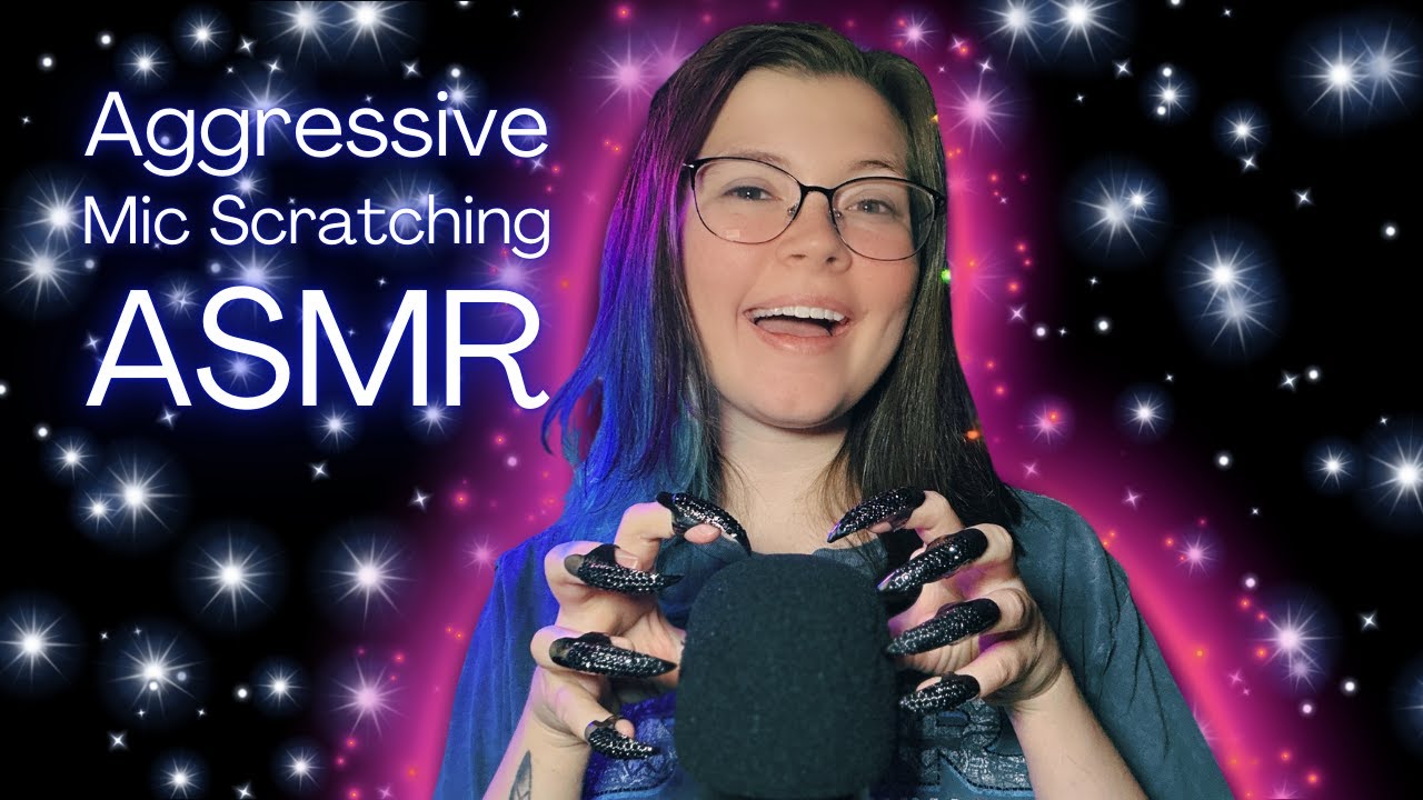 ASMR Aggressive Foam Mic Scratching With Metal Claws - YouTube