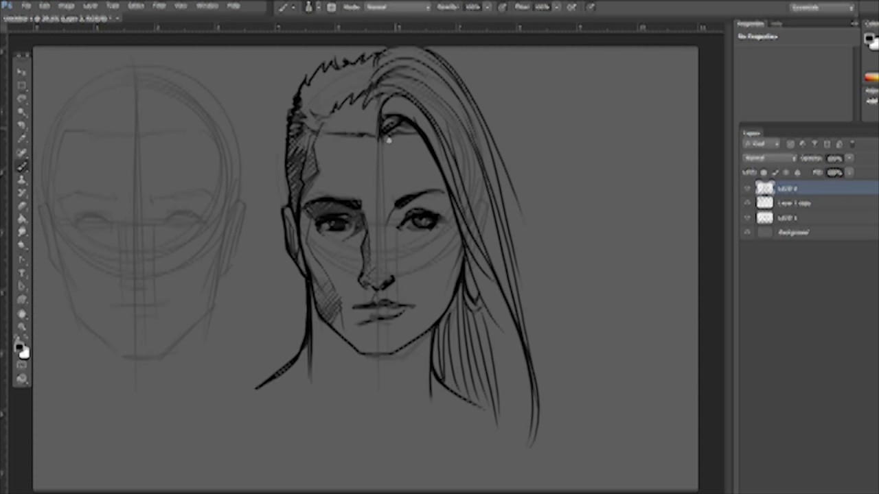 How to Draw the Head structure part 1 - YouTube