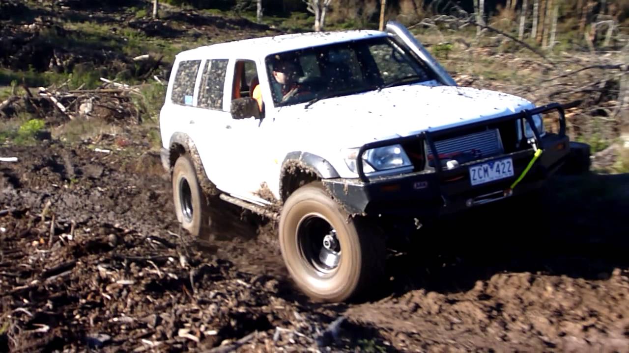 Mud hill climb winch turbo diesel king arb airlockers td42 td42t 4.2 ...