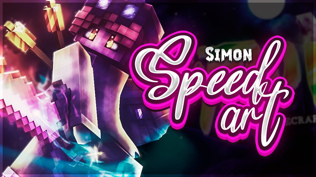 SpeedArt Minecraft Banner for Simon [#4] - YouTube