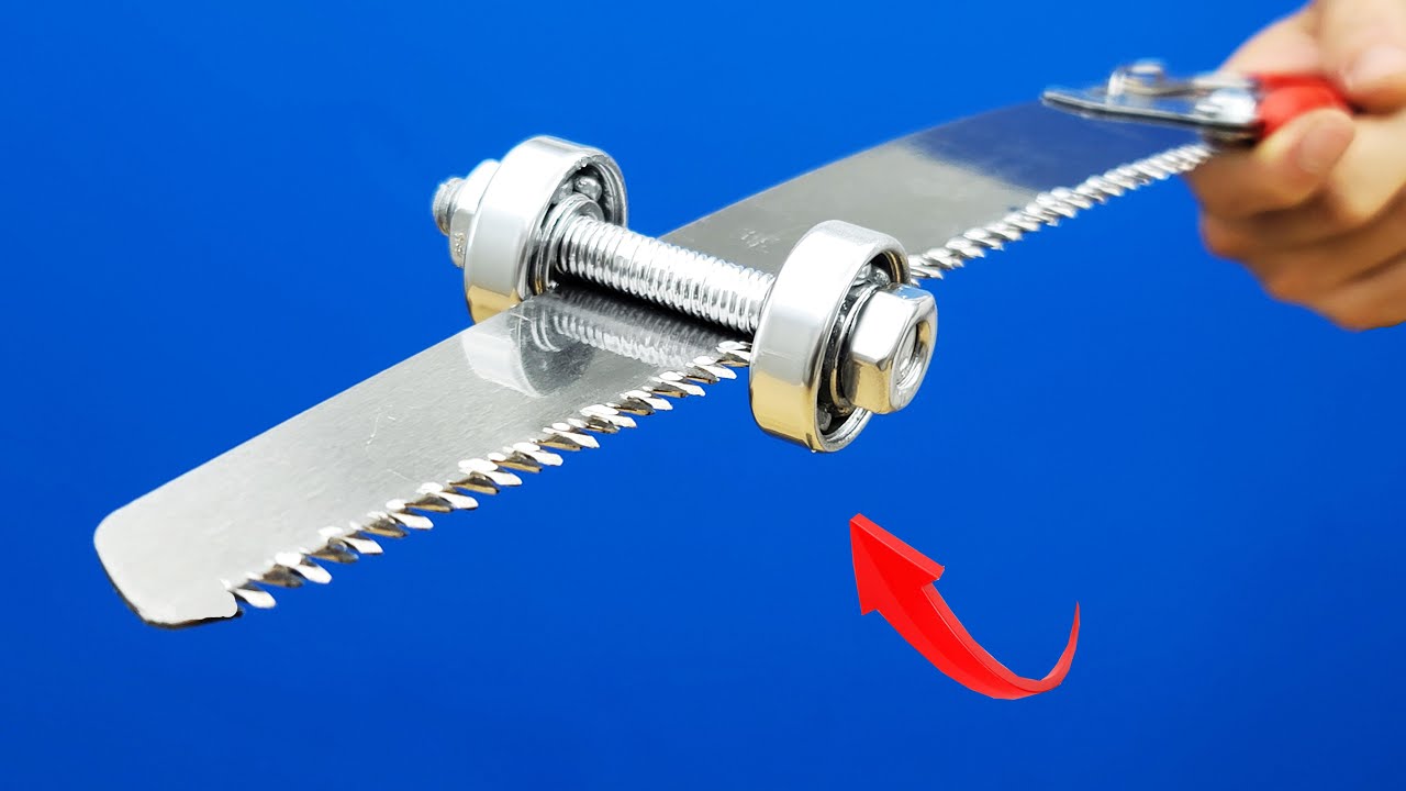 Even veteran carpenters don't know this! Make a tool to sharpen razor ...