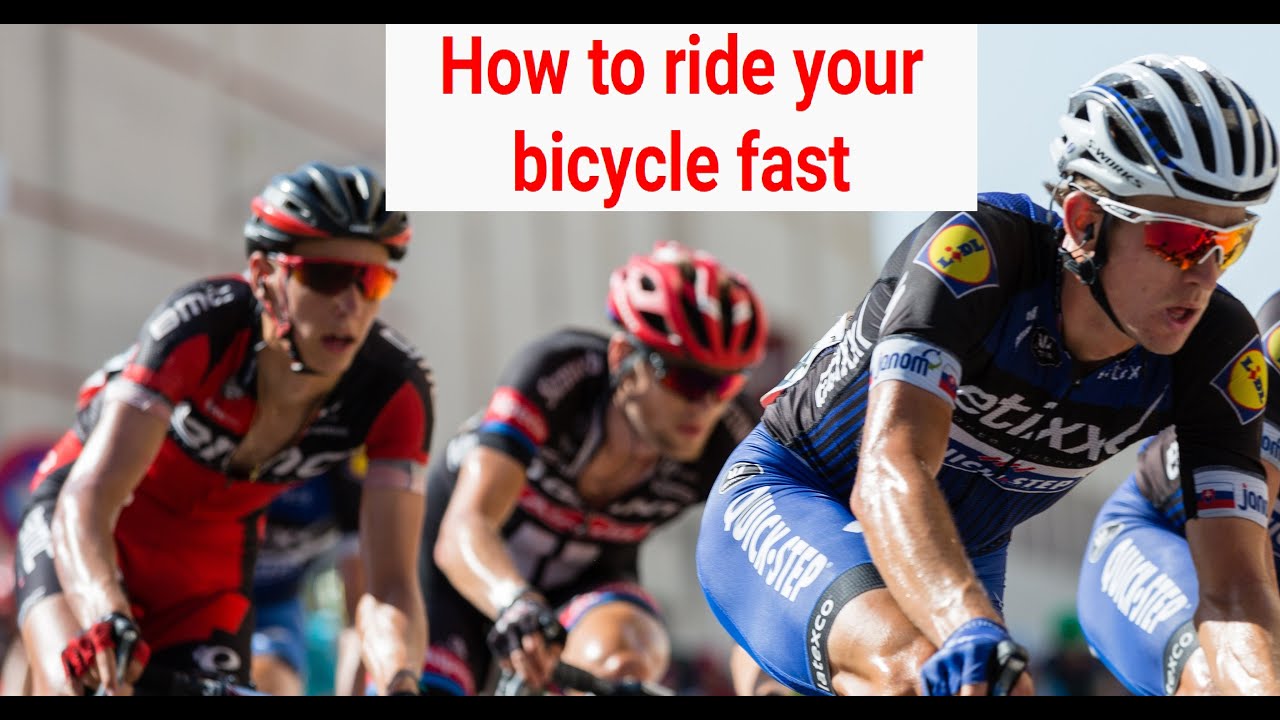 How to ride your bicycle fast - YouTube