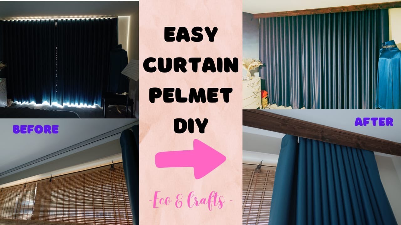 Easy wood curtain pelmet/valance/cornice - YouTube